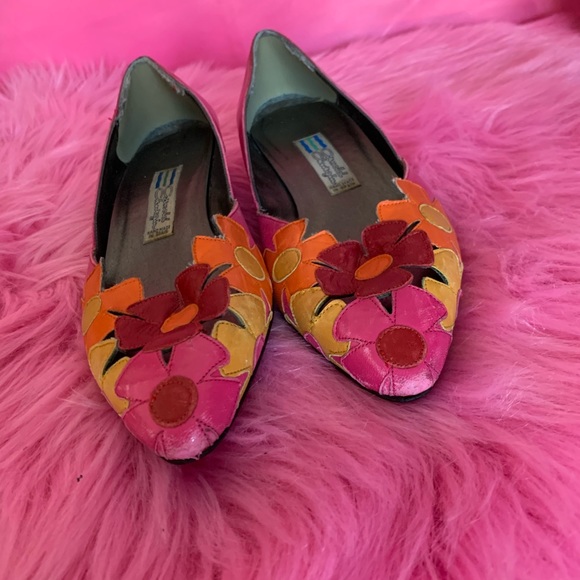 Vintage | Shoes | Vintage Proxy Floral Kitten Heels | Poshmark